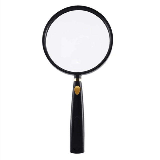 Japanese aspheric high-definition magnifying glass 100 times handheld ...