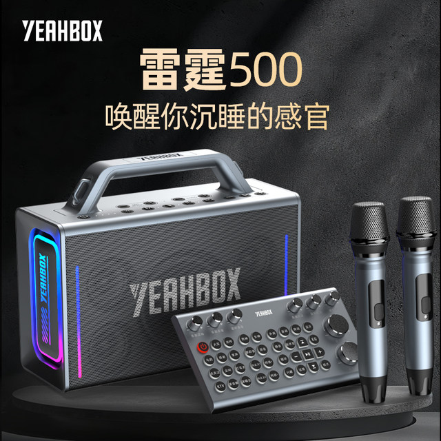 YEAHBOX/Sonic Lion Thunder 500 Bluetooth speaker direct karaoke outdoor ...