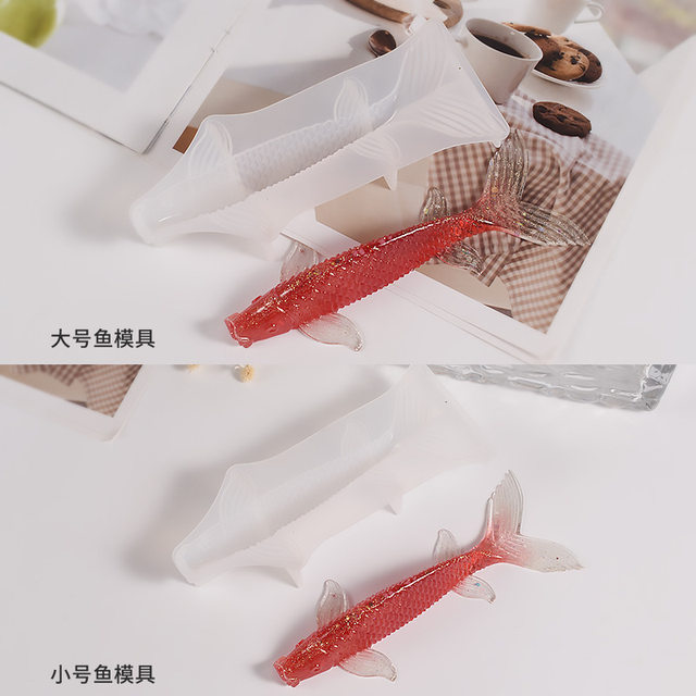 3D three-dimensional koi fish glue grinding tool DIY pastry pasta ...