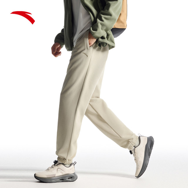 Anta Sports Pants Men's Winter Plusal Steak Sweet Sweet Pants Nanta ...