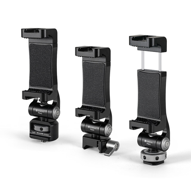 SJiefoto official hot shoe mobile phone holder metal SLR camera ...
