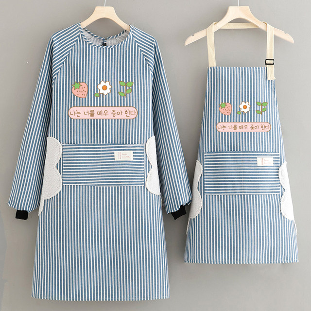 Apron, anti-fouling and wear-resistant, cute apron, high-end long ...