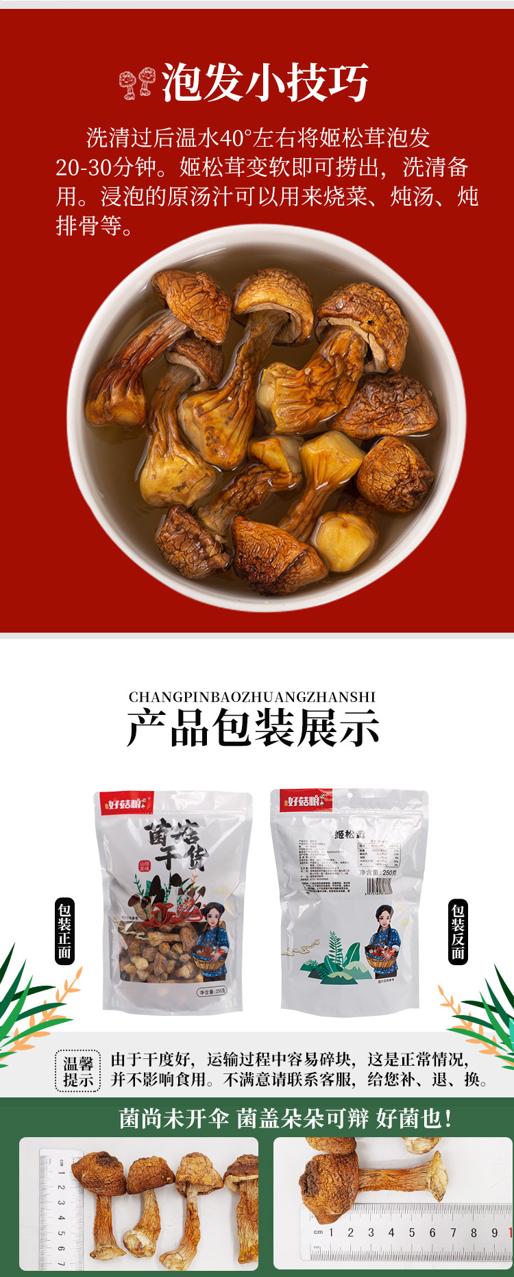 Dried matsutake mushrooms - Agaricus blazei 500 | Versatile and good ...