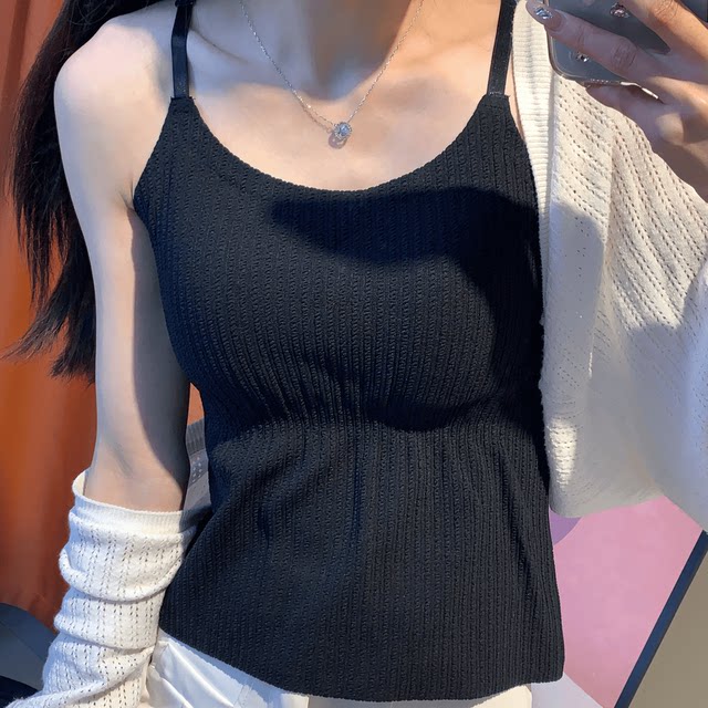 Four seasons slimming camisole, inner wear and outer wear, beautiful ...
