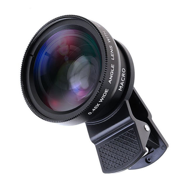 Mobile phone wide-angle lens, professional-grade camera artifact, SLR ...