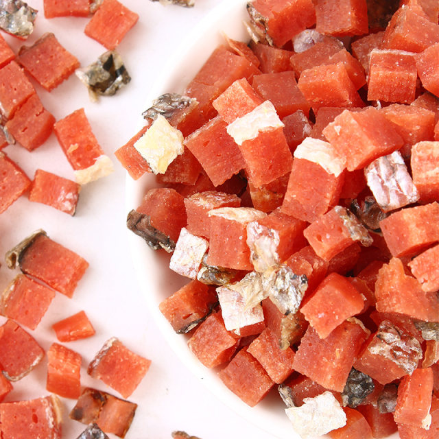 Cat snacks, salmon and chicken pellets, hair, cheeks, hair and weight ...