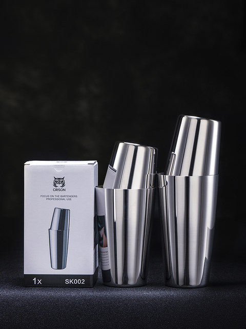 SK002/SK003 CRISON high polished American Boston Bar Milk Tea Bartender ...