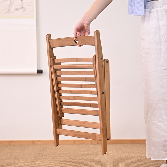 Home user portable folding chair balcony back chair mini camping ...