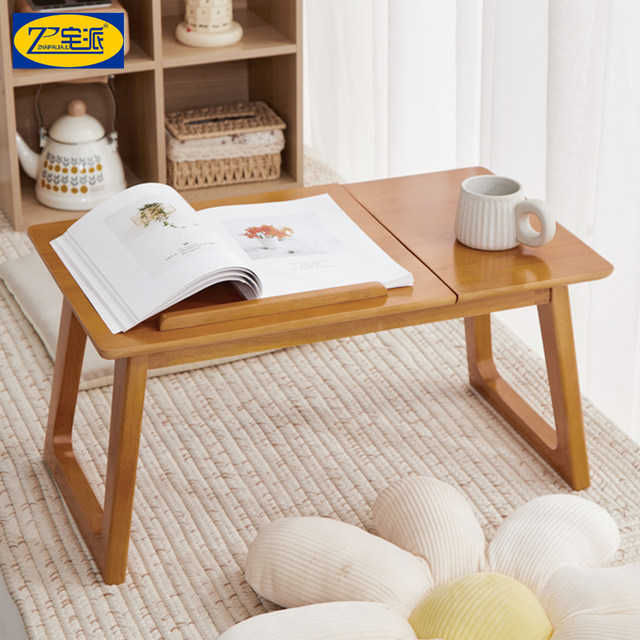 Solid wood bay window tables can be folded in a few bedroom coffee ...