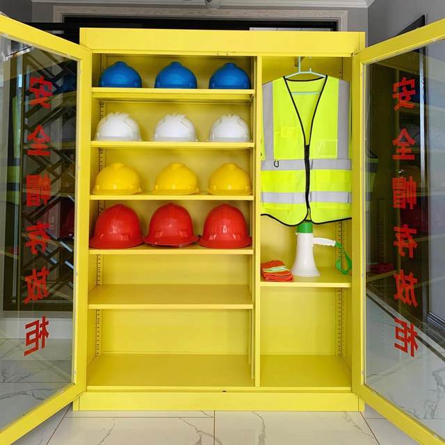 Safety helmet storage cabinet, helmet and hat display cabinet, labor ...