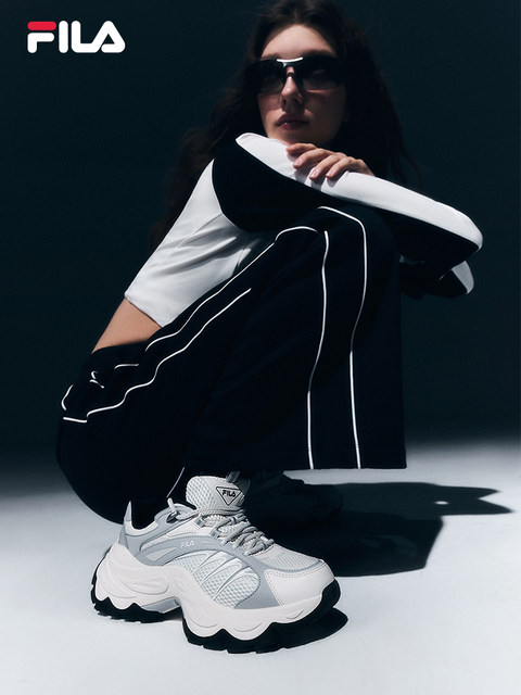 FILA Ferle Official Women's Shoes Fish Sales 4th Generation Dad Shoes ...