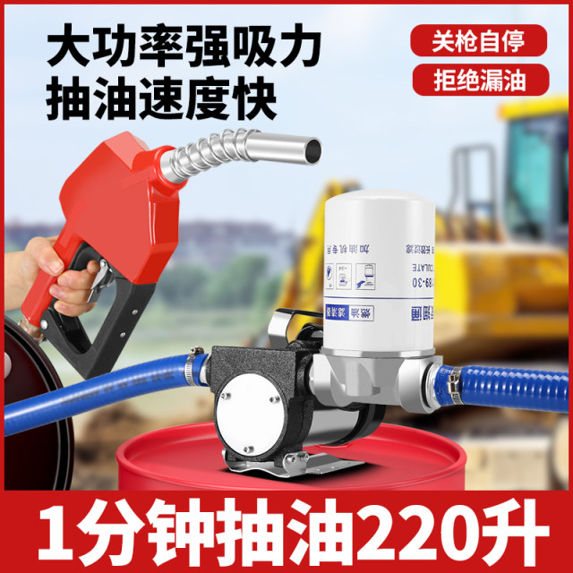 Yegu electric oil pump forward and reverse 12v24v220v diesel pump ...