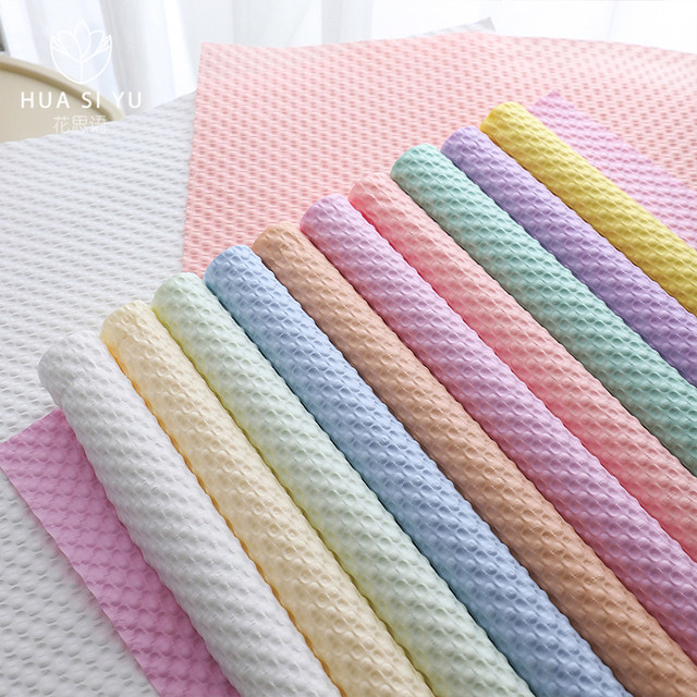 Puff three-dimensional embossed paper flower bouquet wrapping paper ...