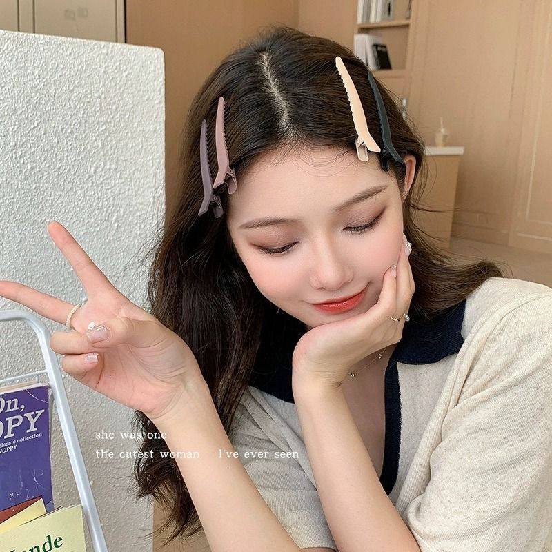 No trace makeup duckbill clip forehead side bangs hair clip women's ...