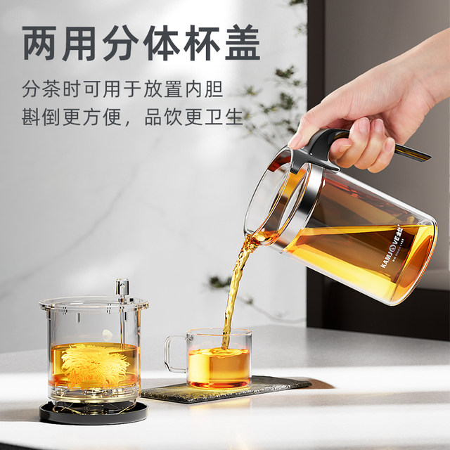 Jinzao TP-165 high temperature resistant glass elegant cup teapot ...