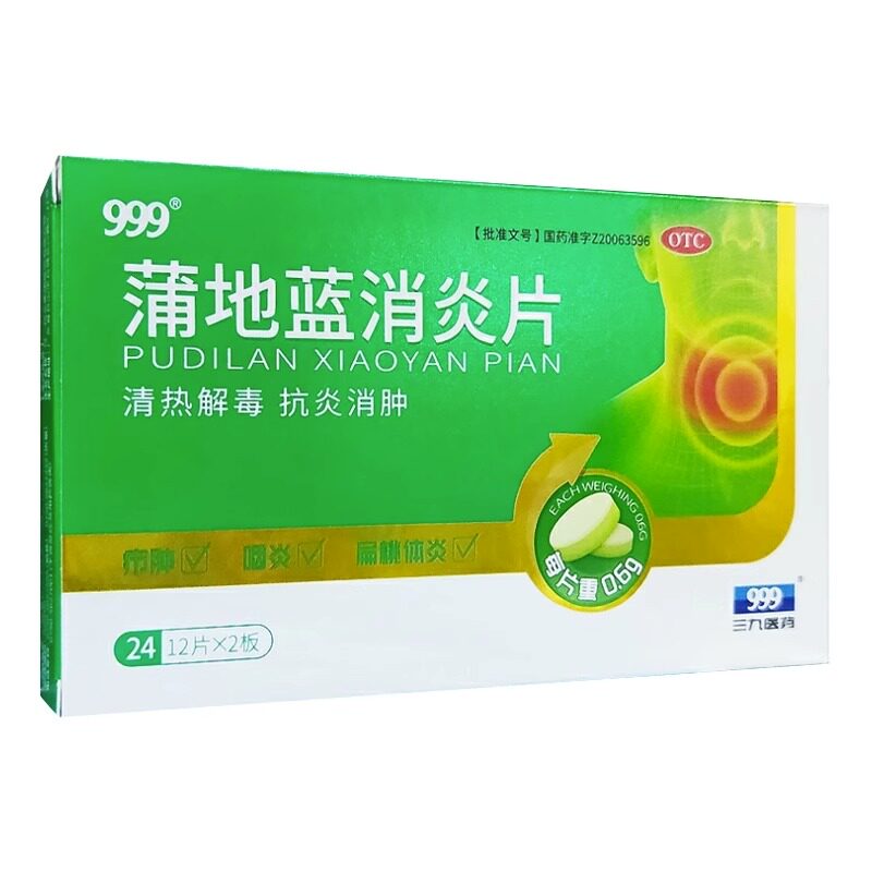 999 Pudilan Anti-Inflammatory Tablets - 24 Tablets