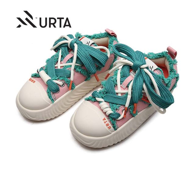URTA Paramecium series 'burnt green' sol low-top fashion sneakers and ...
