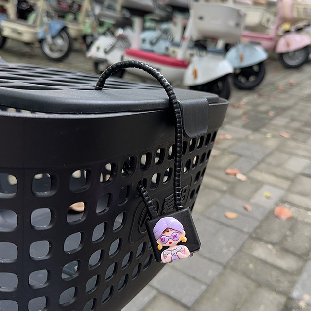 Emma electric battery car front car basket lock rear car basket car ...
