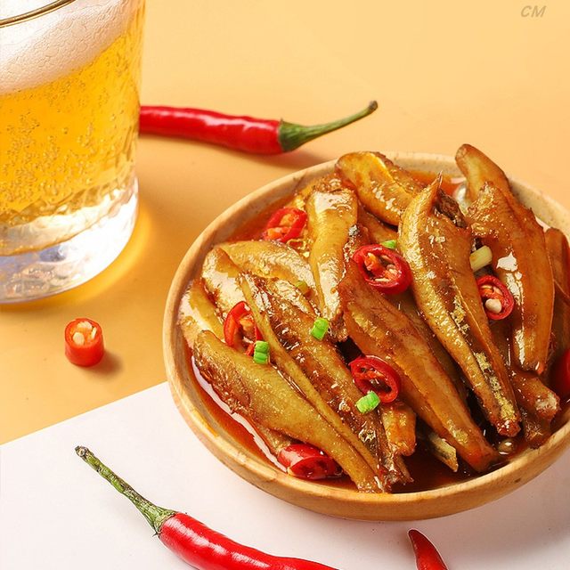 Jinzi Dried Deep Sea Fish 200g individually packaged sweet and sour ...