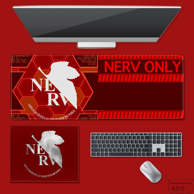EVA Neon Genesis Evangelion anime nerv mouse pad simple custom desk pad ...