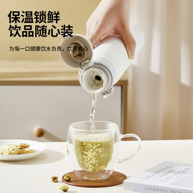 MINISO high-quality thermos cup for women, large capacity 316 stainless ...