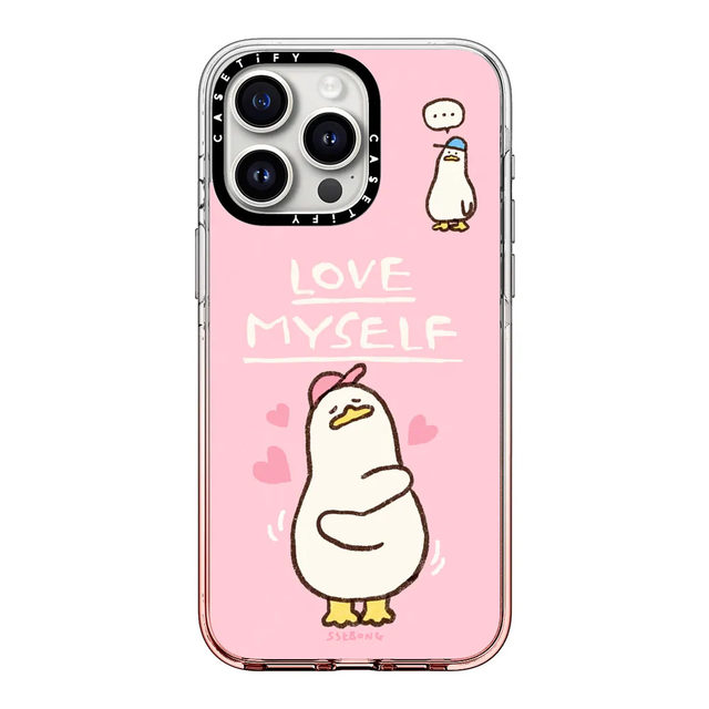 Spot CASETiFY love yourself pink cute duck suitable for Apple ...