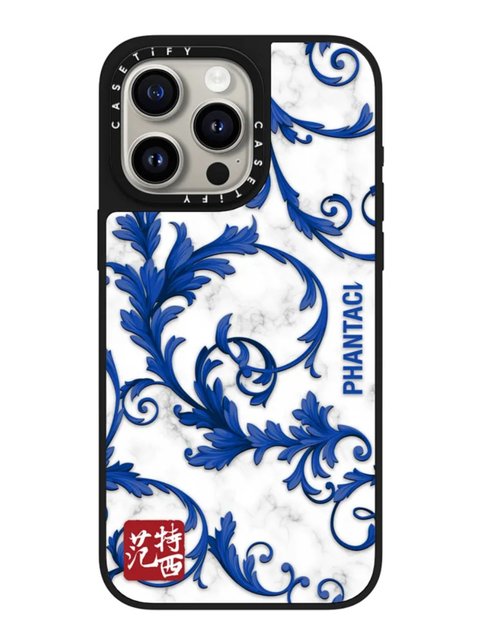 Spot CASETiFY co-branded PHANTACi Jay Chou Fantasy blue and white porcelain suitable for Apple ...
