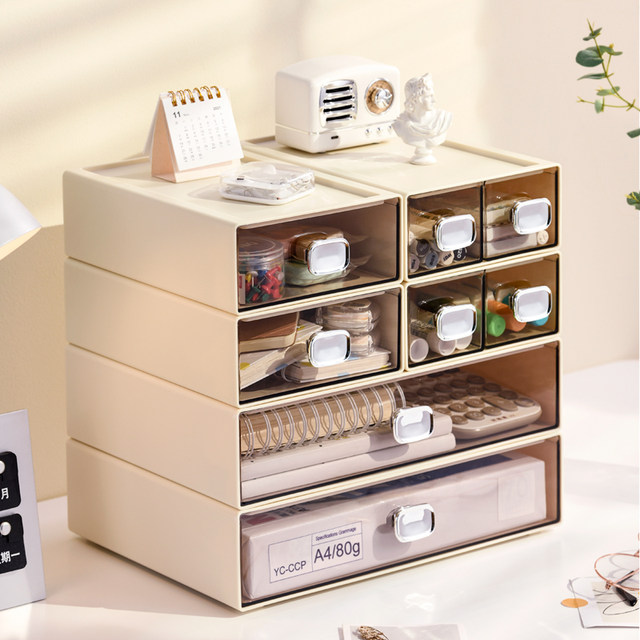 Desktop storage box drawer-type sundry storage rack office dormitory ...