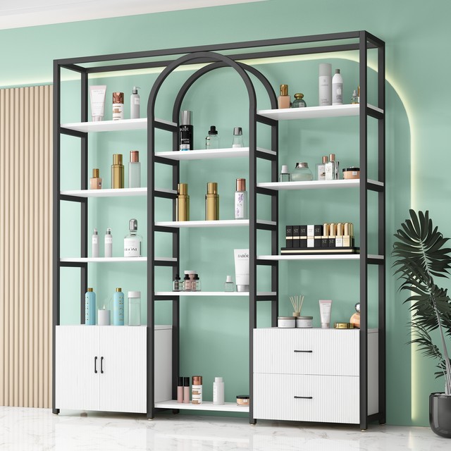 Cosmetics display rack, nail art goods display rack, beauty salon ...