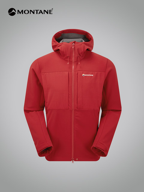 WINDJAMMER XPD soft shell jacket for men MONTANE outdoor hooded jacket ...