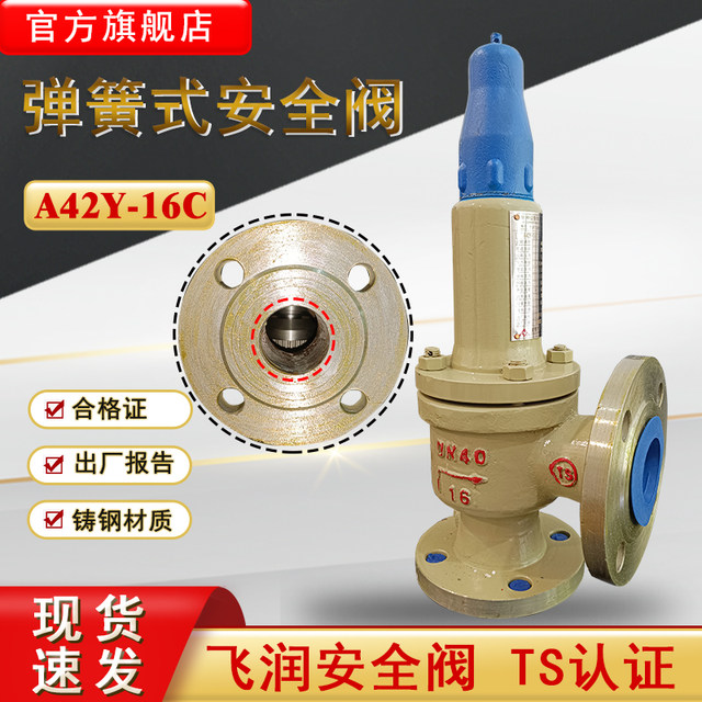 Feirun A42Y-16C spring full-enabled safety valve boiler safety valve oil natural gas safety ...