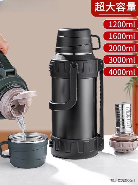 316 stainless steel thermos kettle outdoor thermos cup large capacity ...