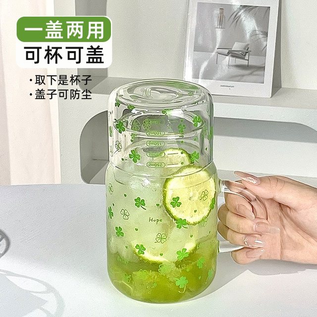 One-person teapot high borosilicate glass kettle household cold water ...