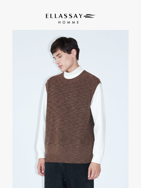 Ellassay Ge Li Thinking Men's Men's Autumn and Winter Varic Vintage Vetera