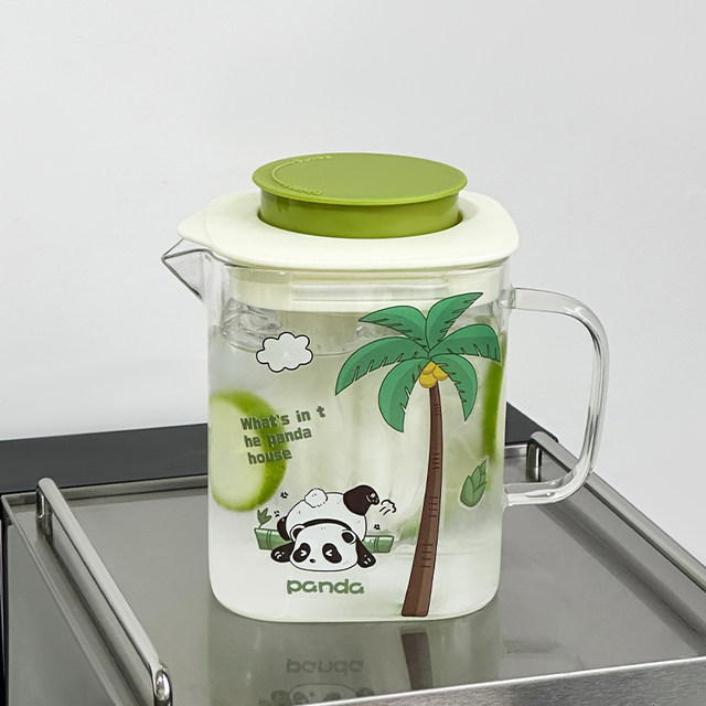 Summer high borosilicate glass kettle office large capacity cold kettle ...