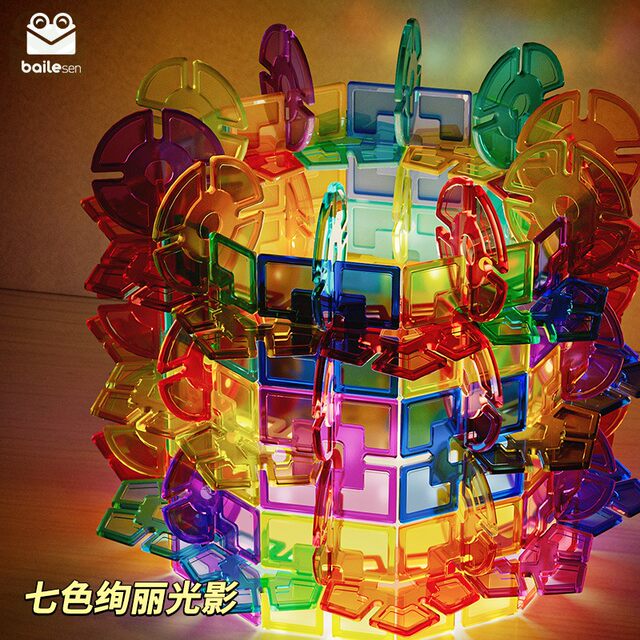 Bailesen oversized three-dimensional snowflake transparent building ...
