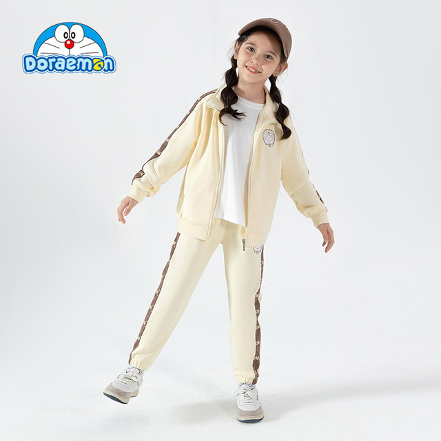 Doraemon children's clothing spring and autumn children's suit girls ...