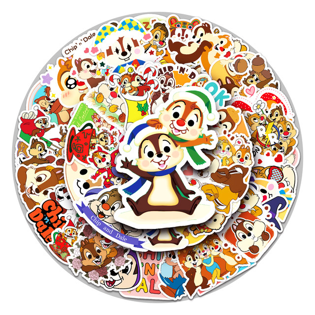 100 animated Chichi and Didi stickers chipmunk cartoon graffiti ...