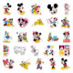 100 popular animated Mickey Mouse cartoon stickers, cute children's ...
