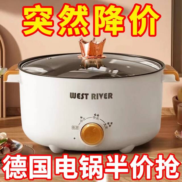 German home use electric cooker dormitory dormitory small electric pot ...