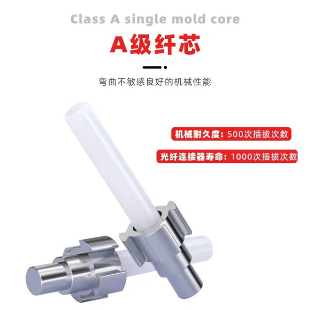 Telecom-grade optical fiber jumper dual-core single-mode LC-LC pigtail ...