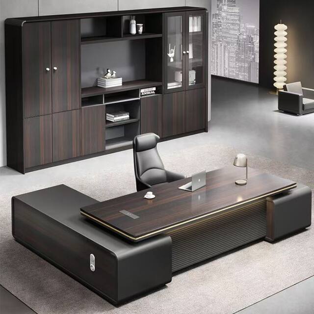 Office Desk Boss Desk Minimalist Modern Manager Desk and Chair Set ...