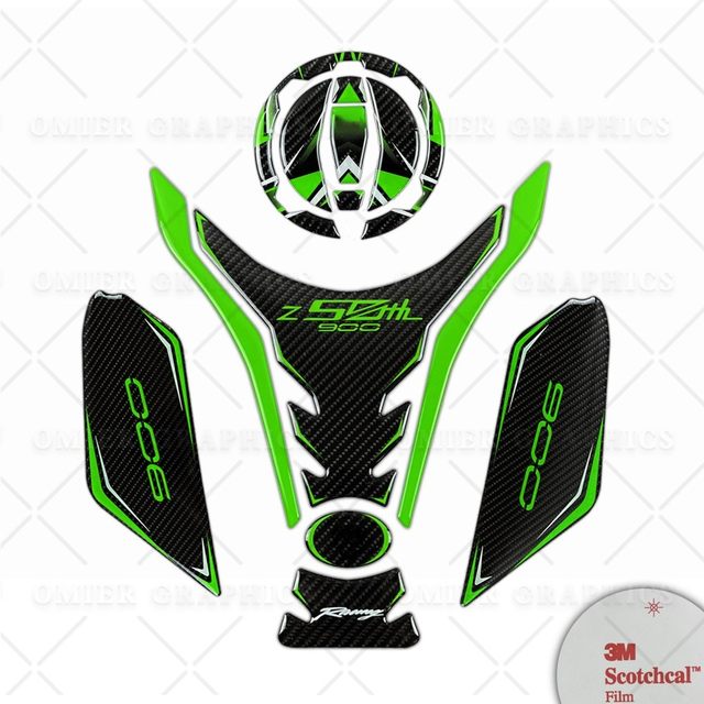 Suitable for Kawasaki Z900 motorcycle fuel tank sticker decorative ...
