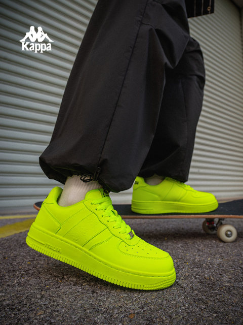 Kappa Kapa shoes men's summer 2025 new fluorescent green thick-soled ...