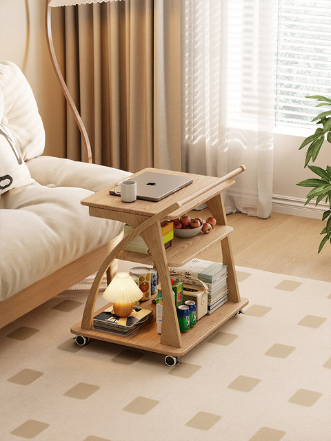 Xiyin solid wood sofa side several flip cart sofa side cabinet side ...