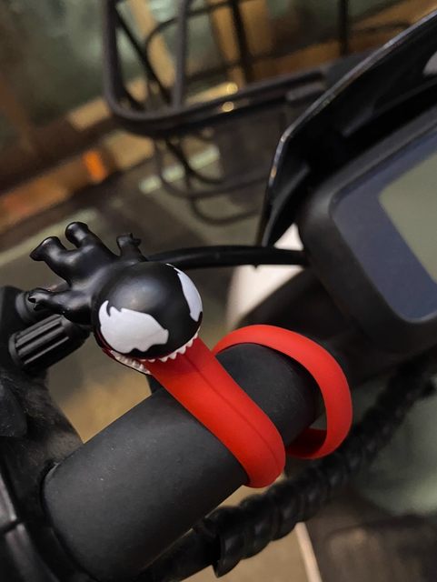Venom Electric Scooter Motorcycle Decorative Figurine Tail Helmet ...