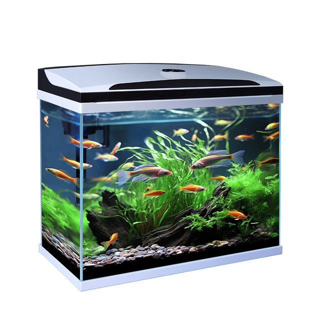 New super white fish tank self-circulation filter oxygen production ...