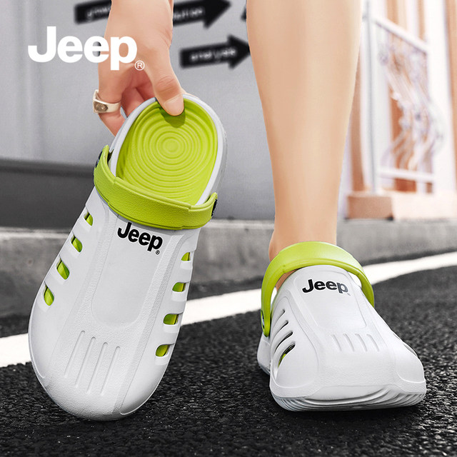 JEEP Jeep Crocs Men's Summer Outdoor Sandals 2024 New Driving Sandals ...
