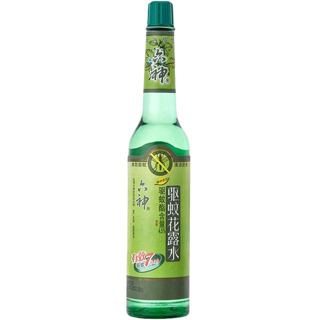 Liushen mosquito repellent toilet water 195ml classic old-fashioned glass bottle effectively ...