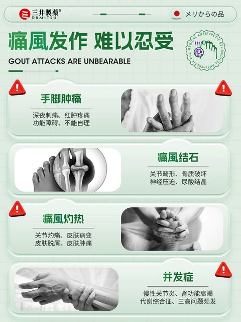 Mitsui Pharmaceutical Joint Shoulder Cervical Acid Wind Plaster Uric ...